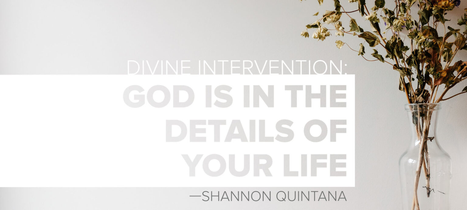 Divine Intervention: God is in the Details of Your Life – Calvary Chapel
